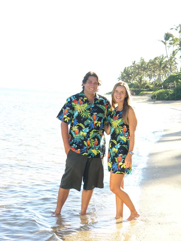 Hawaiian Prints of Tropical Birds – AlohaClothes